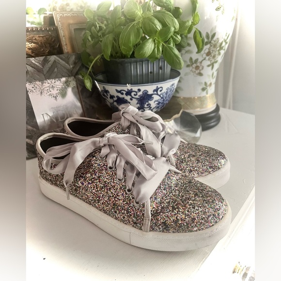 Dirty Laundry | Shoes | Dirty Laundry Josi Pink Multi Glitter Sneakers ...